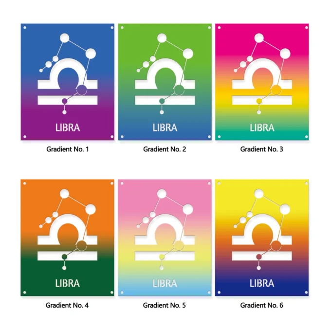 Personalized Libra Zodiac Sign Metal Wall Art, Custom Astrology Decor ...