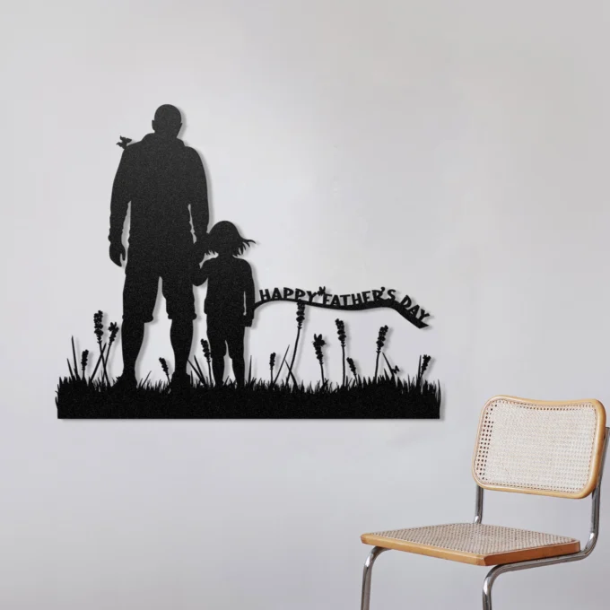 Personalized Fathers Day gift – Father’s Day – Fathers Day Metal Art ...