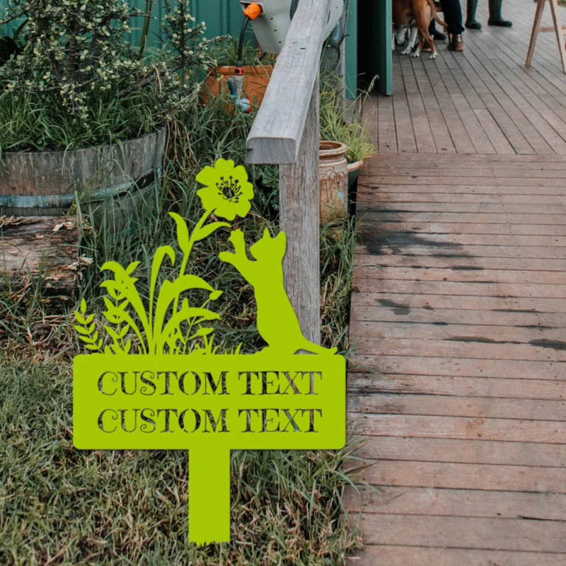 Custom Cat Garden Sign – GiftsGuides